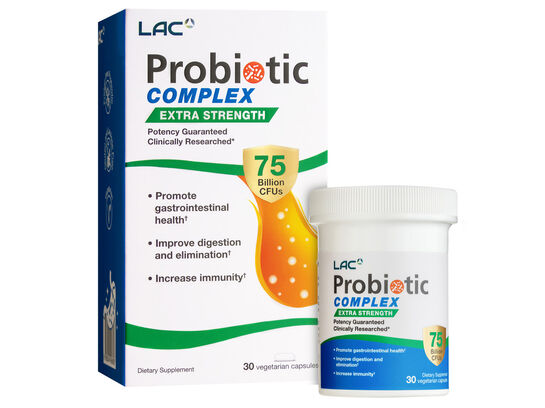 Probiotic Complex 75 Billion CFU - Extra Support | LAC